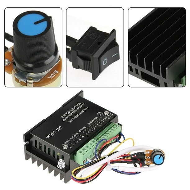 BLDC Controller, DC20V-50V WS55-180 Brushless Spindle BLDC Motor Drive ...