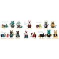 Set of 4: Band Camp Labbits Collectible Blind Box Vinyl Mini Figure ...
