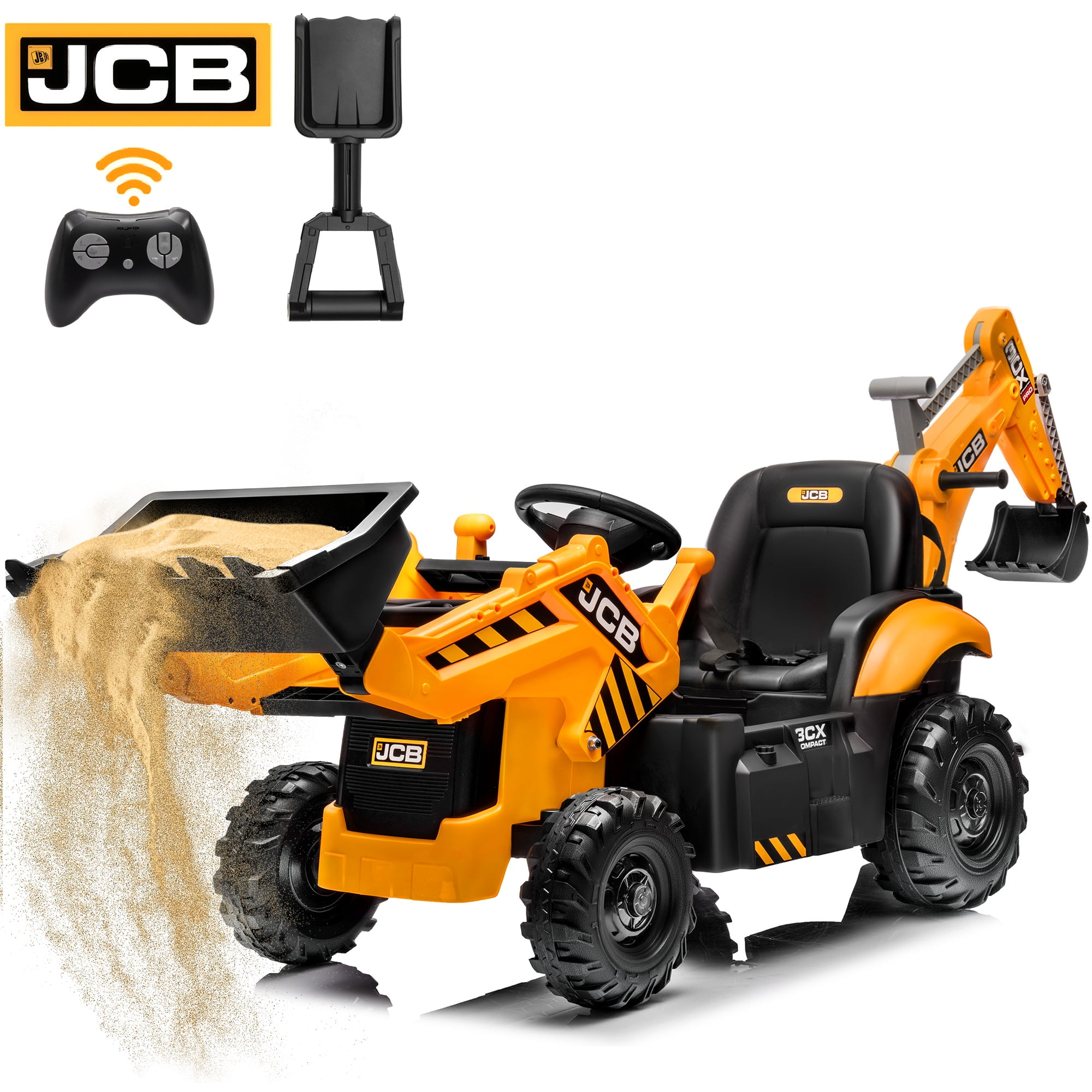 Click here for Iyofe 24v Kids Ride On Excavator Digger Toy Cars... prices