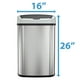 SensorCan Automatic Touchless Sensor Trash Can with AC Adapter ...