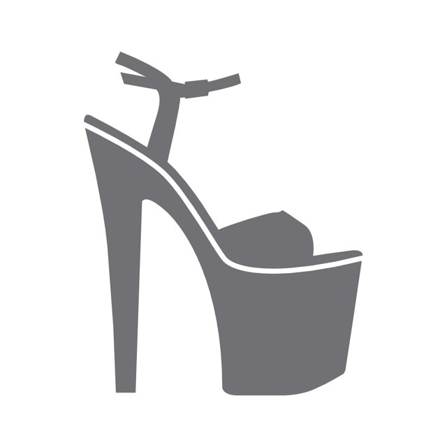 Stiletto Heel Sticker Decal Die Cut - Self Adhesive Vinyl ...