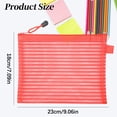1 Pc Zipper Mesh Pouch, Durable Storage Pencil Pouches, Multipurpose ...