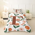 Catabedysis Retro Daisy Print Twin Duvet Cover,Boho Flower Personalized ...