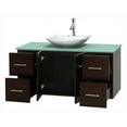 Wyndham Collection Centra 48 inch Single Bathroom Vanity in Espresso ...