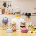 4/2 Piece Set Of Foldable Spoon Storage Jars For Cereal Nut Yogurts And ...
