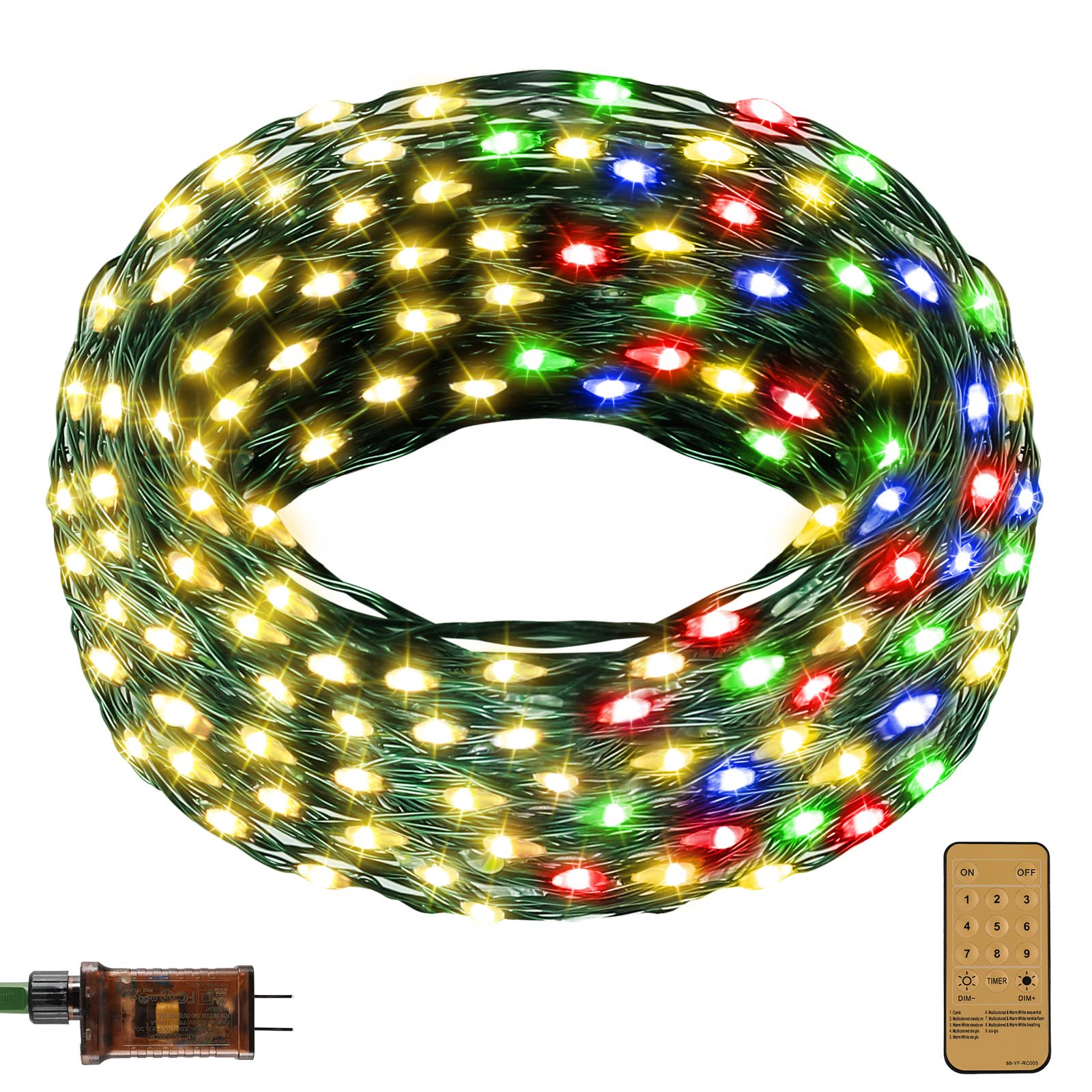 String Lights On Bendable Wire