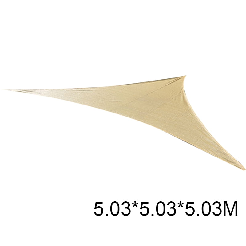 Sun Shade Sail UV Blocks Sand Triangular Shade Sail Awning Durable ...