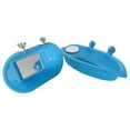 AkoaDa Hanging Bird Bath Tub with Mirror, Plastic, 19.8x15.8x6cm ...