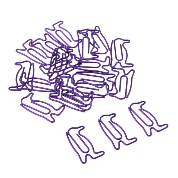 20x Animals Shape Clips Paper Clips Documents Files Receipts penguin ...