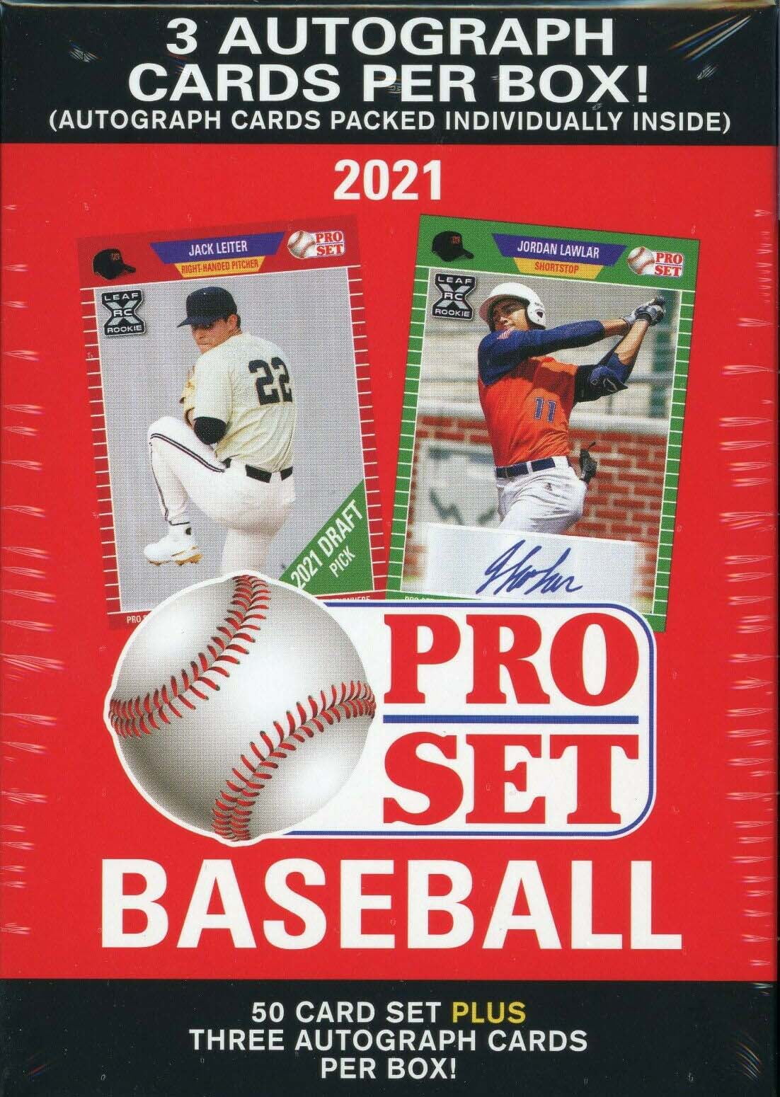 2021 Pro Set Baseball Series Factory Sealed Blaster Box with a 50 Card ...