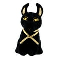 Ebros Small Black & Gold Egyptian Anubis Dog Plush Toy Soft Doll God Of ...