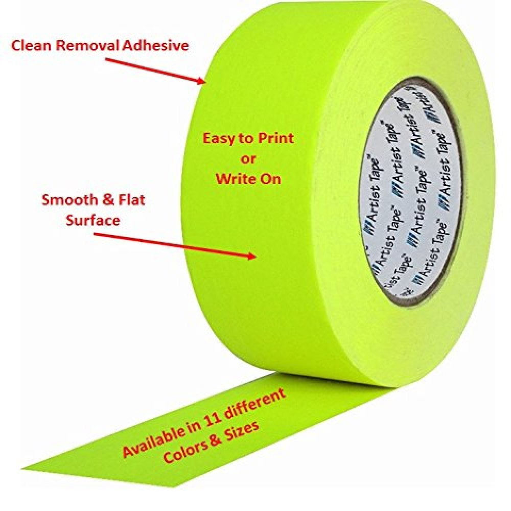 Red Extra Wide ARTIST TAPE 2 Inch Flatback Printable Paper Board ...