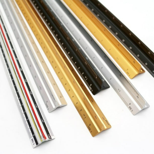 Aluminium Alloy Architects Scales Ruler Professional Scaled 30cm ...