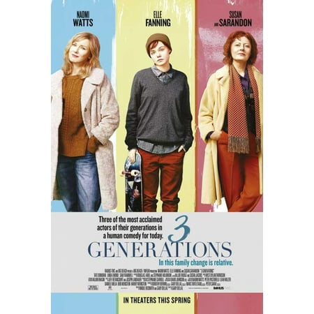 3 Generations Movie Poster (27 x 40) | Walmart Canada