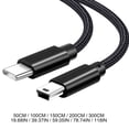 Tangles Nylon Braided Type-C to USB Charging Cable Data Transfer Wire ...