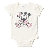 Disney Minnie Mouse Baby Girls Bodysuit and Pants Set, Newborn to 24 ...