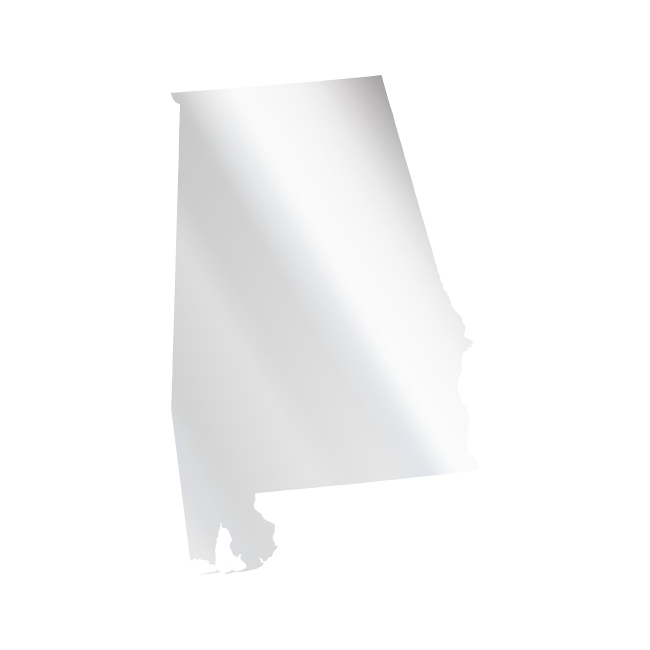 Alabama Shaped Sticker Decal Die Cut - Self Adhesive Vinyl - Weatherproof - Made in USA - Many ...