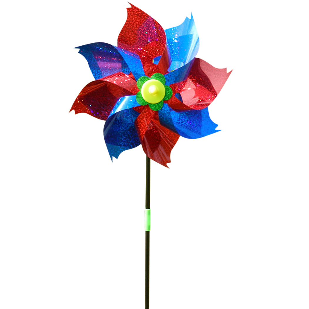 6PCS Kid's Pinwheel Glitter Windmill DIY Pinwheel Decor Wind Spinner ...