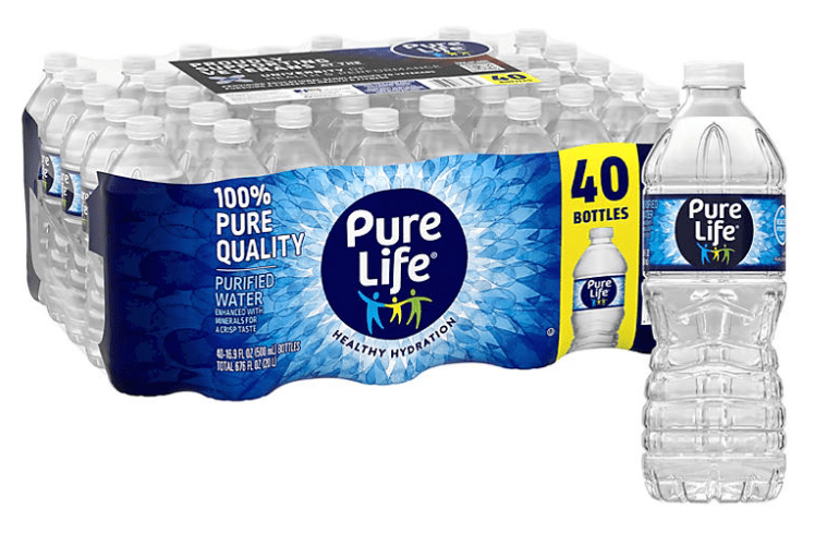 40 Pack Pure Life Purified Water (16.9 fl. oz.) - Walmart.com