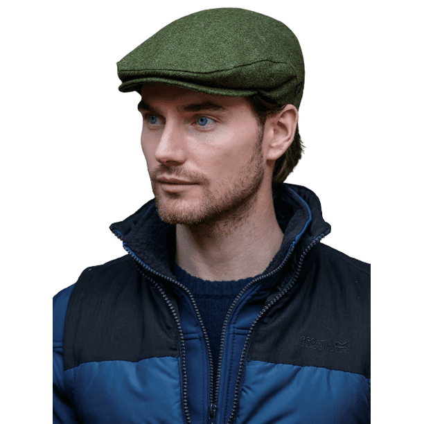 Mucros Weavers Irish Trinity Flat Cap Wool Tweed Newsboy Vintage Hat ...