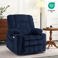 MCombo Small Power Lift Recliner Chair, Dual Motor, Massage, Heat, USB ...