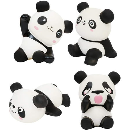 IGUOHAO 4 Pcs Panda Set Squishies Soft Slow Rising Scented Squishies ...