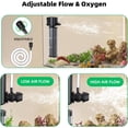 Aquarium Fish Tank Filter: 5W 132GPH Internal Filter Pump 2-Stage ...