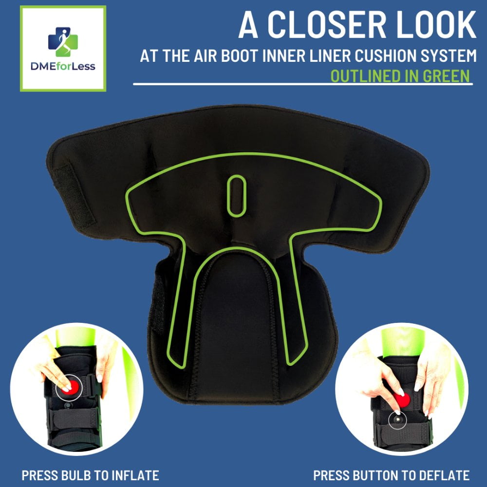 Buy Low Top Air Walking Boot - Foot & Ankle Brace, Cam Walker for ...