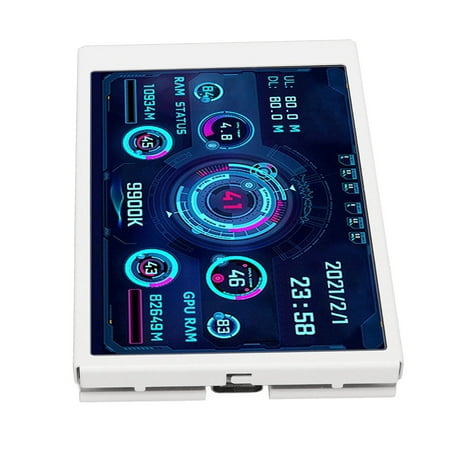 Computer Temp Monitor, 3.5 Inch IPS USB C Mini Screen, PC Sensor Panel ...
