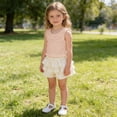 Djtdsds Toddler Girls Ruffle Tank Top Back Ribbed Sleeveless Shirt Size ...