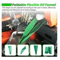 Flexible Oil Funnel, Silicone with Aluminum Wire, Adjustable Shape for ...