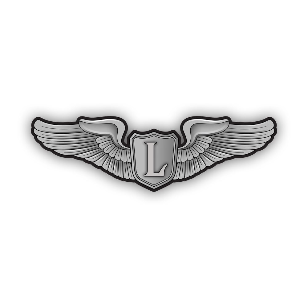 Liaison Pilot Badge Wings Sticker Decal - Self Adhesive Vinyl ...