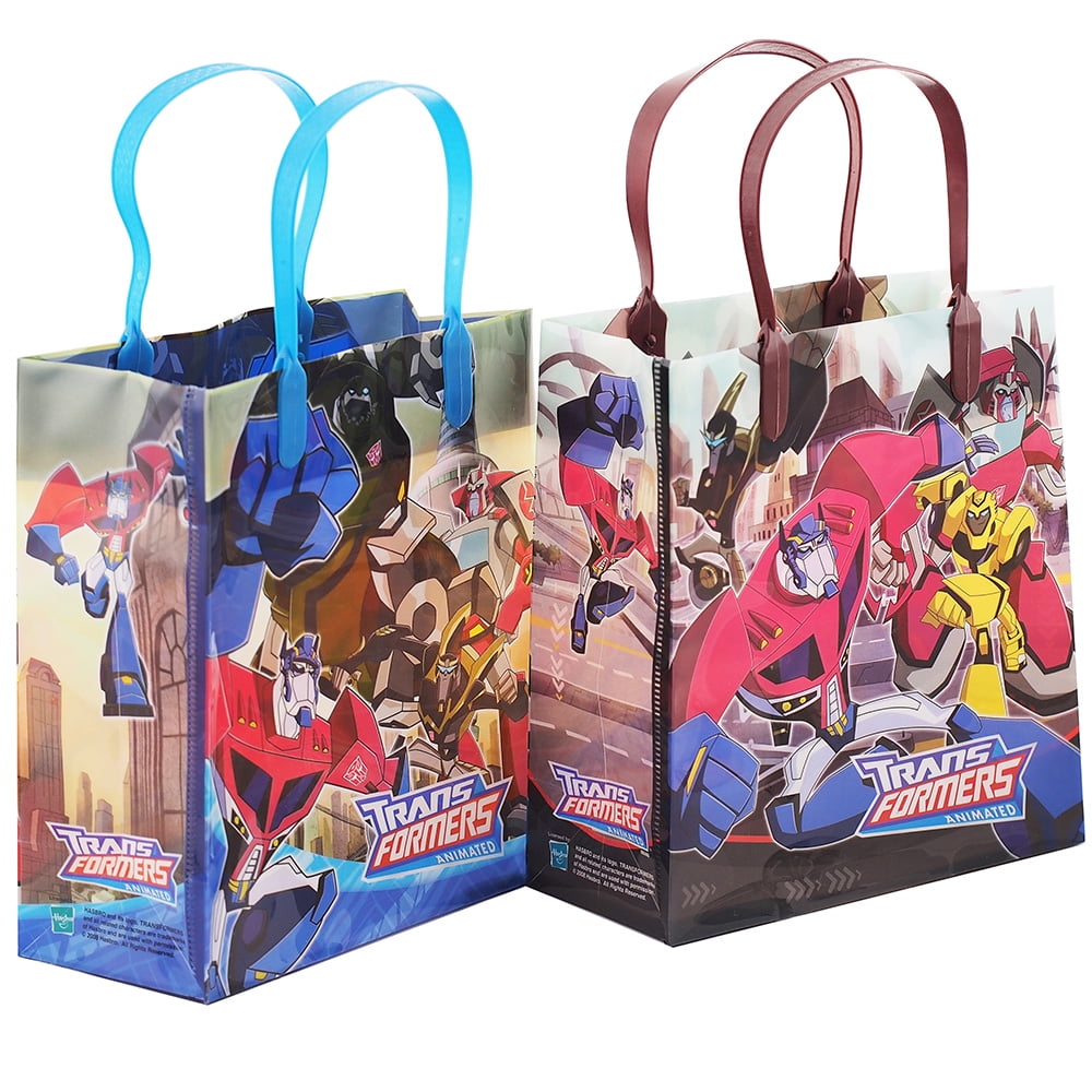Transformers 12 Party Favor Reusable Goodie Medium Gift Bags 8 ...