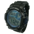 George Men's Digital Sport Wristwatch Plastic Strap with Stopwatch and ...