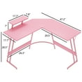 Homall L-Shaped Gaming Desk 47 Inches Corner Office Desk with Removable ...