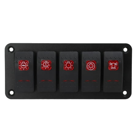 Rocker Switch, Wear Resistance PP Aluminum 12V 24V DC Corrosion ...