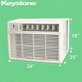 Keystone 25,000/24,700 BTU 230V Window/Wall Air Conditioner with 16,000 ...