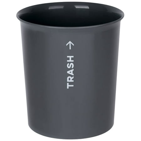 Cutie Mango Simple Open Round Small Plastic Trash Can Wastebasket ...