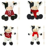 9" Cow Plush Stuffed Animal,Cuddly Cow Plush Stuffed Animal,Gifts for ...