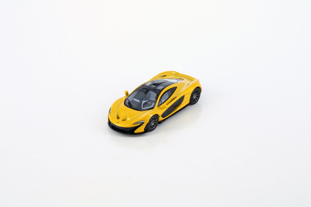 McLaren P1, Yellow - Kinsmart H03 - 1/64 Scale Diecast Model Car - Walmart.com