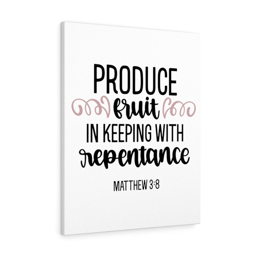 Scripture Canvas Repentance Matthew 3 8 Christian Wall Art Bible Verse scripture-canvas-repentance-matthew-3-8-christian-wall-art-bible-verse