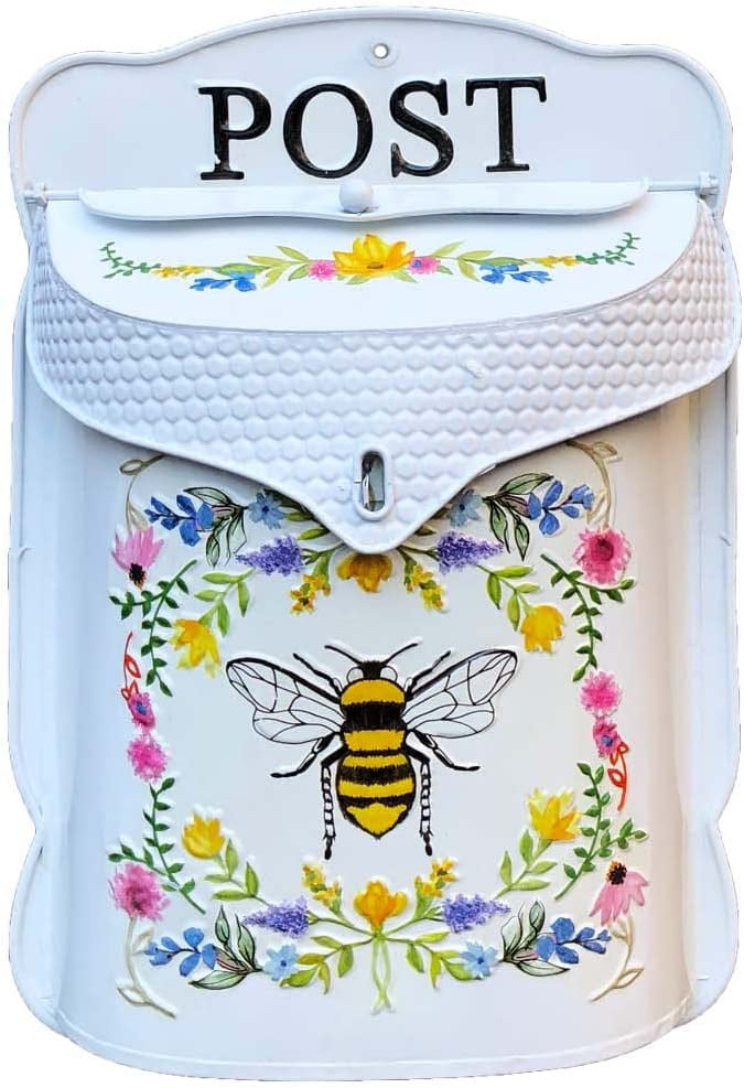 First of a Kind Wall Mount Mailbox - 15.5" Vintage & Distressed Style ...