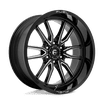Fuel D762 Clash 22X12 6X139.7 -44Et 87.1Cb Matte Black Double Dark Tint ...