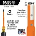 Klein Tools Insulated Screwdriver #1 Square 4Inch L - Walmart.com