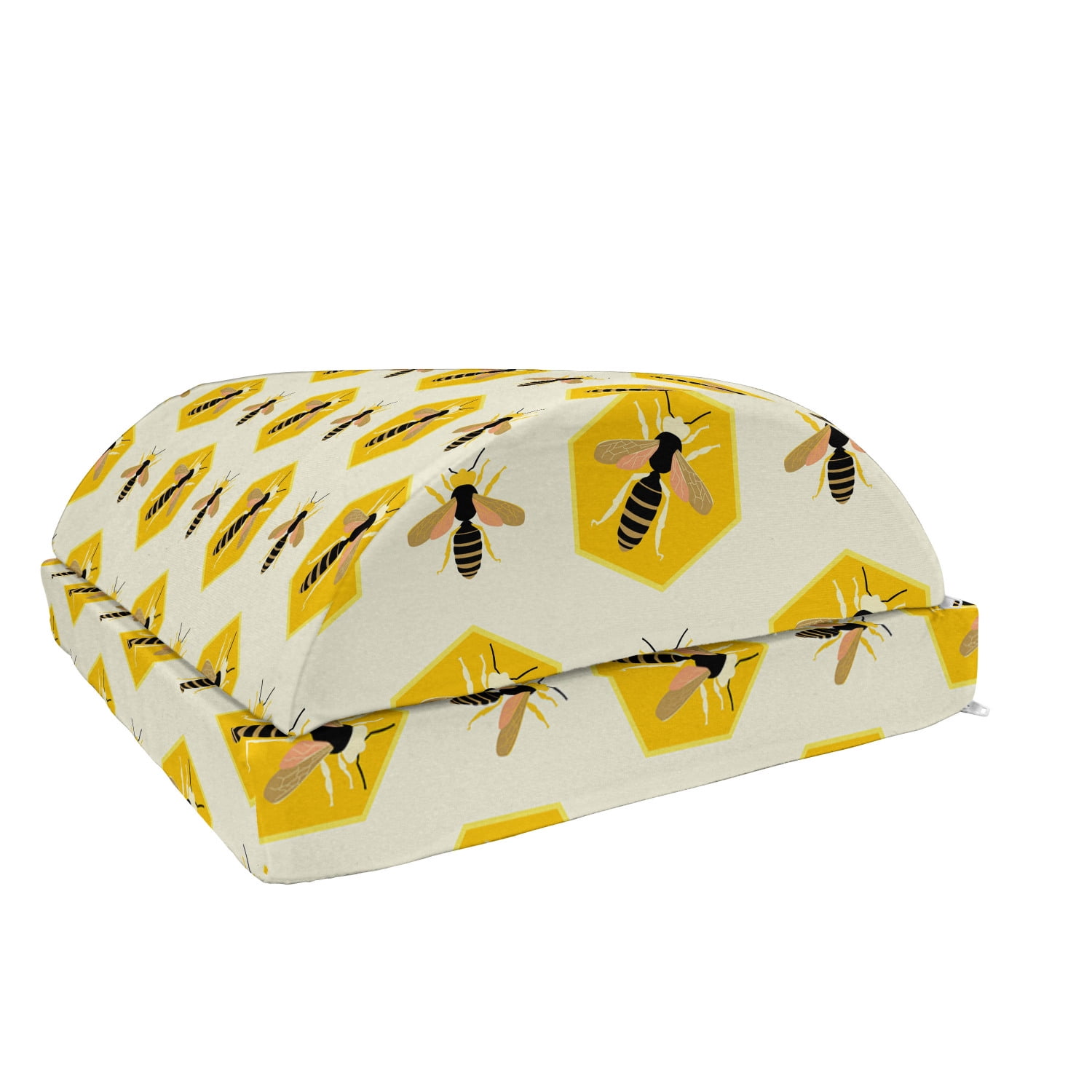 Queen Bee Foot Rest, Illustration of Repeating Hexagon Shaped or Hives ...