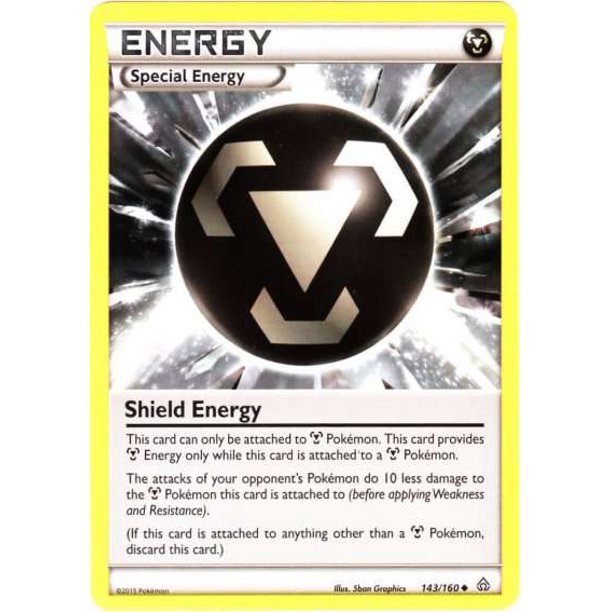 Pokemon Primal Clash Uncommon Shield Energy #143 - Walmart.com