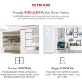 SLIDOR Pocket Door Frame Kit Hardware System for Sliding Hidden Doors ...