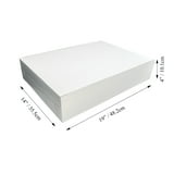 19" x 14" x 4" White Folding Cake Box, by Way To Celebrate - Walmart.com