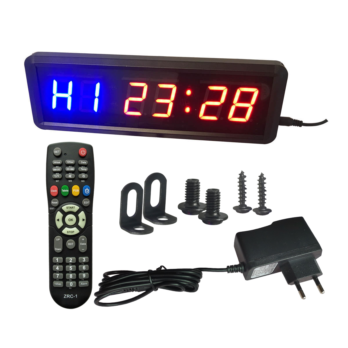 JULYING LED Gym Timer Ultra Clear Interval Timer With Remote Countdown JULYING LED Gym Timer Ultra Clear Interval Timer With Remote Countdown