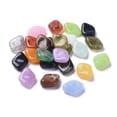 50 pc Acrylic Beads Imitation Gemstone Style Rhombus Mixed Color 20mm ...